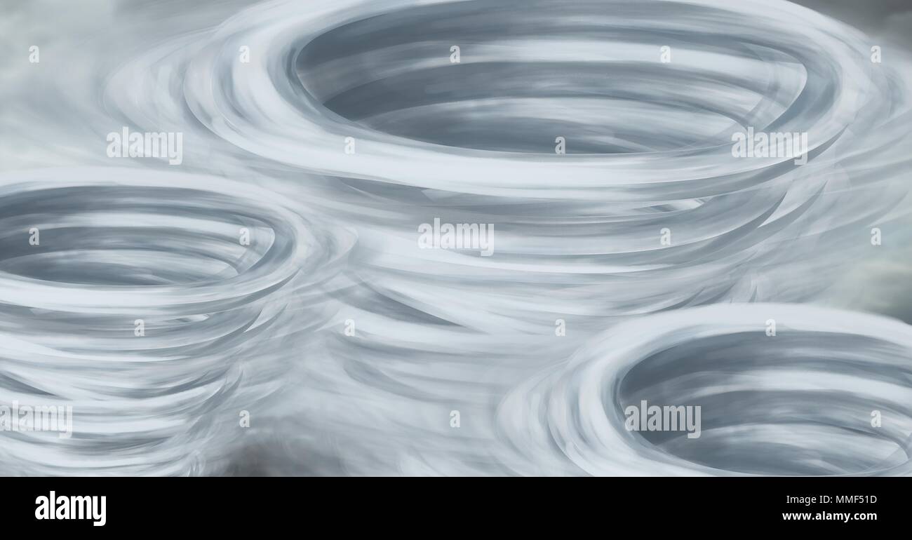 Tornado twisters painted and man jumping with legs Stock Photo - Alamy