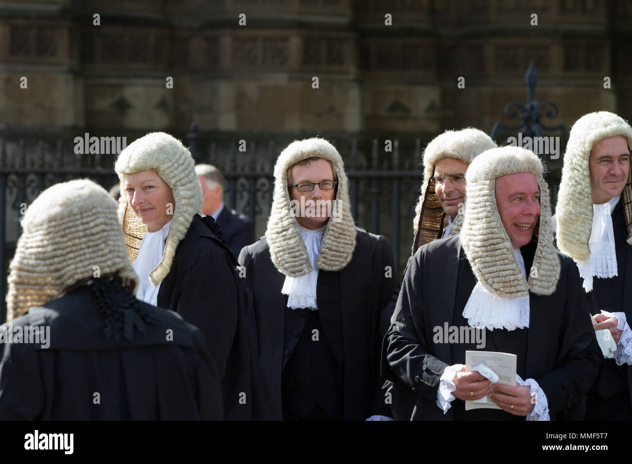 Lord Chancellor's Breakfast. Judges walk from Westminster Abbey to the ...