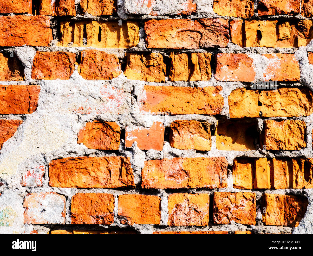 Rough brick wall background Stock Photo - Alamy