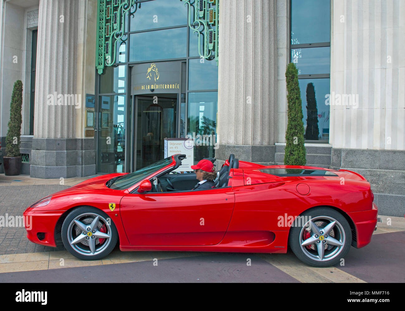 Rent a Ferrari, Hotel Hyatt Regency Nice, Palais de la Méditerranée ...