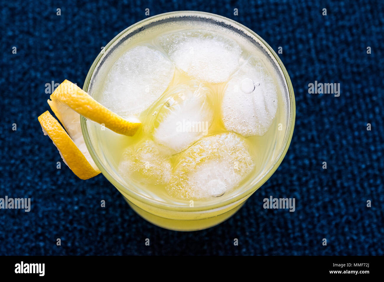 Yellow Bird Cocktail with lemon. Beverage Concept Stock Photo - Alamy
