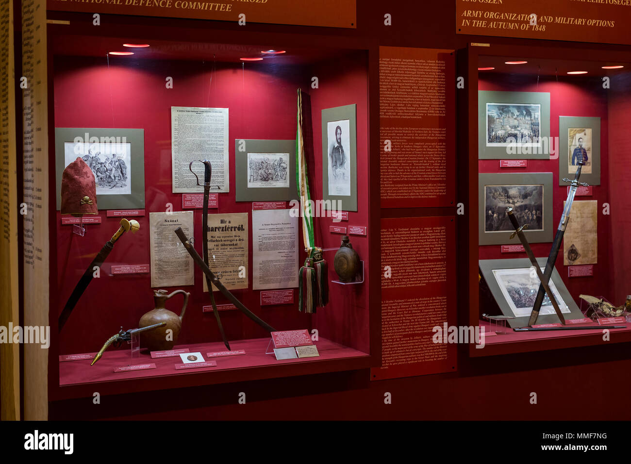 BUDAPEST, HUNGARY - 22 AUGUST 2017: Museum of the history of the ...