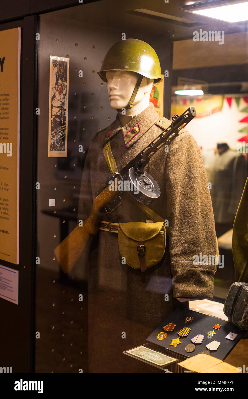BUDAPEST, HUNGARY - 22 AUGUST 2017: Museum of the history of the ...