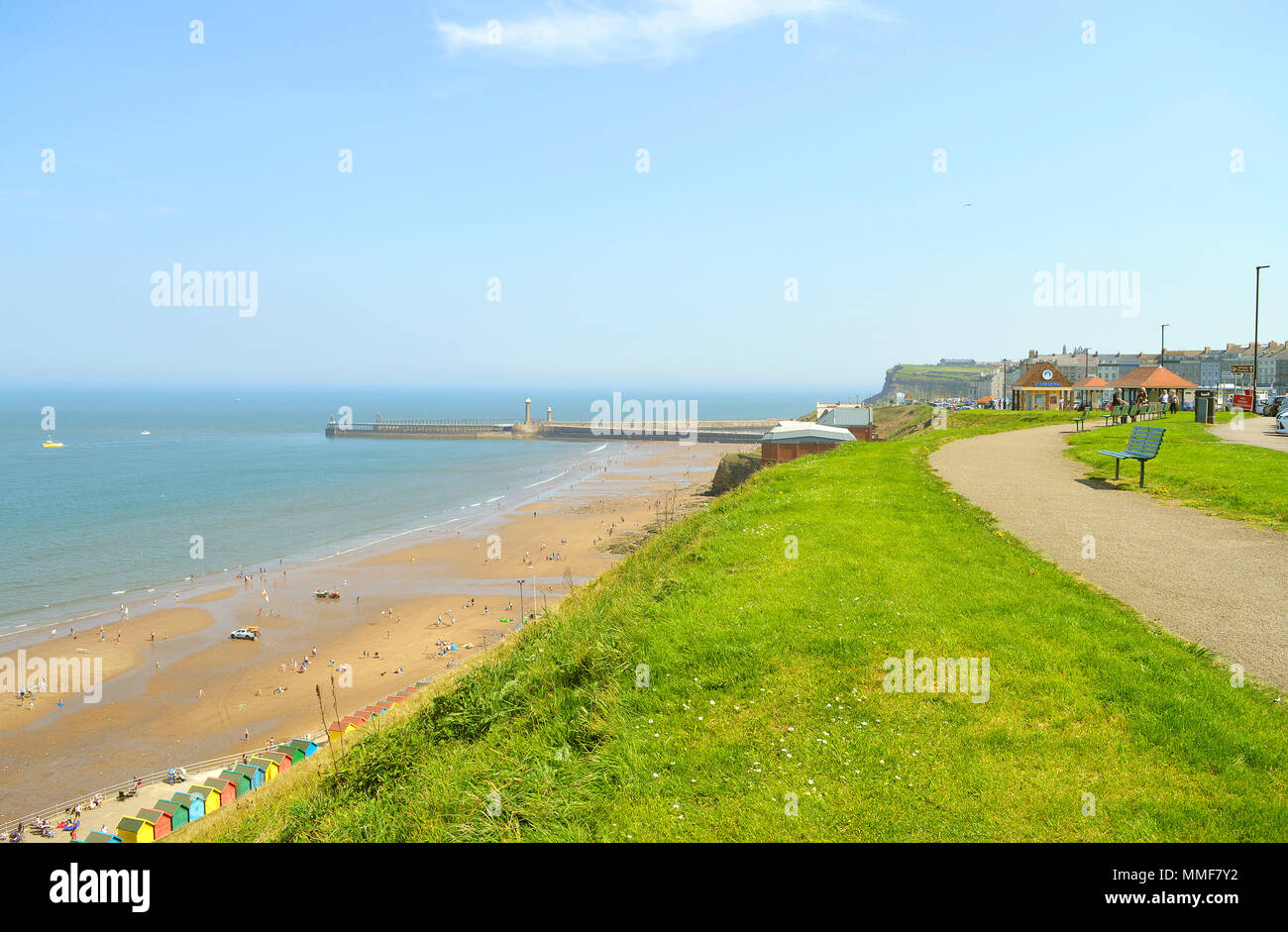 On the west cliff at whitby hi-res stock photography and images - Alamy