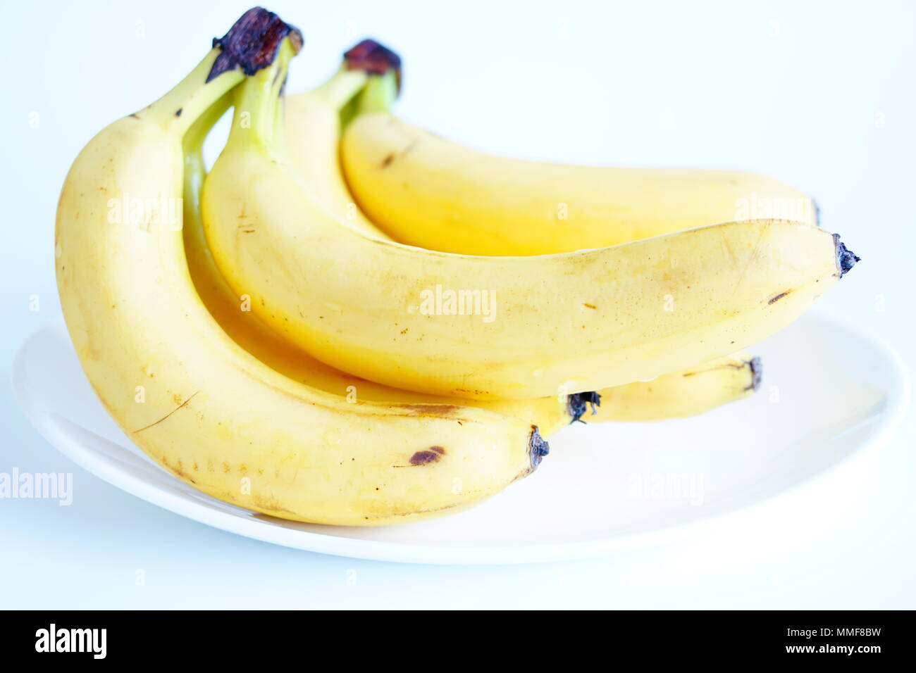The fresh ecological yellow bananas Stock Photo - Alamy