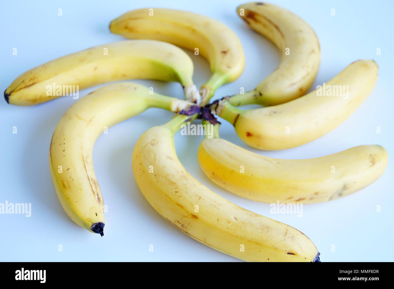 The fresh ecological yellow bananas Stock Photo - Alamy
