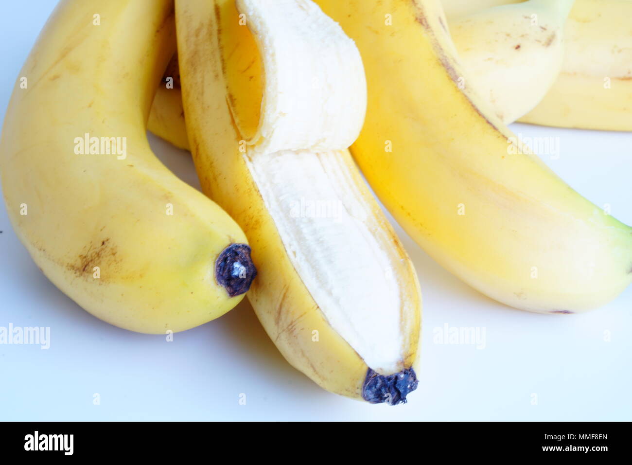 The fresh ecological yellow bananas Stock Photo - Alamy