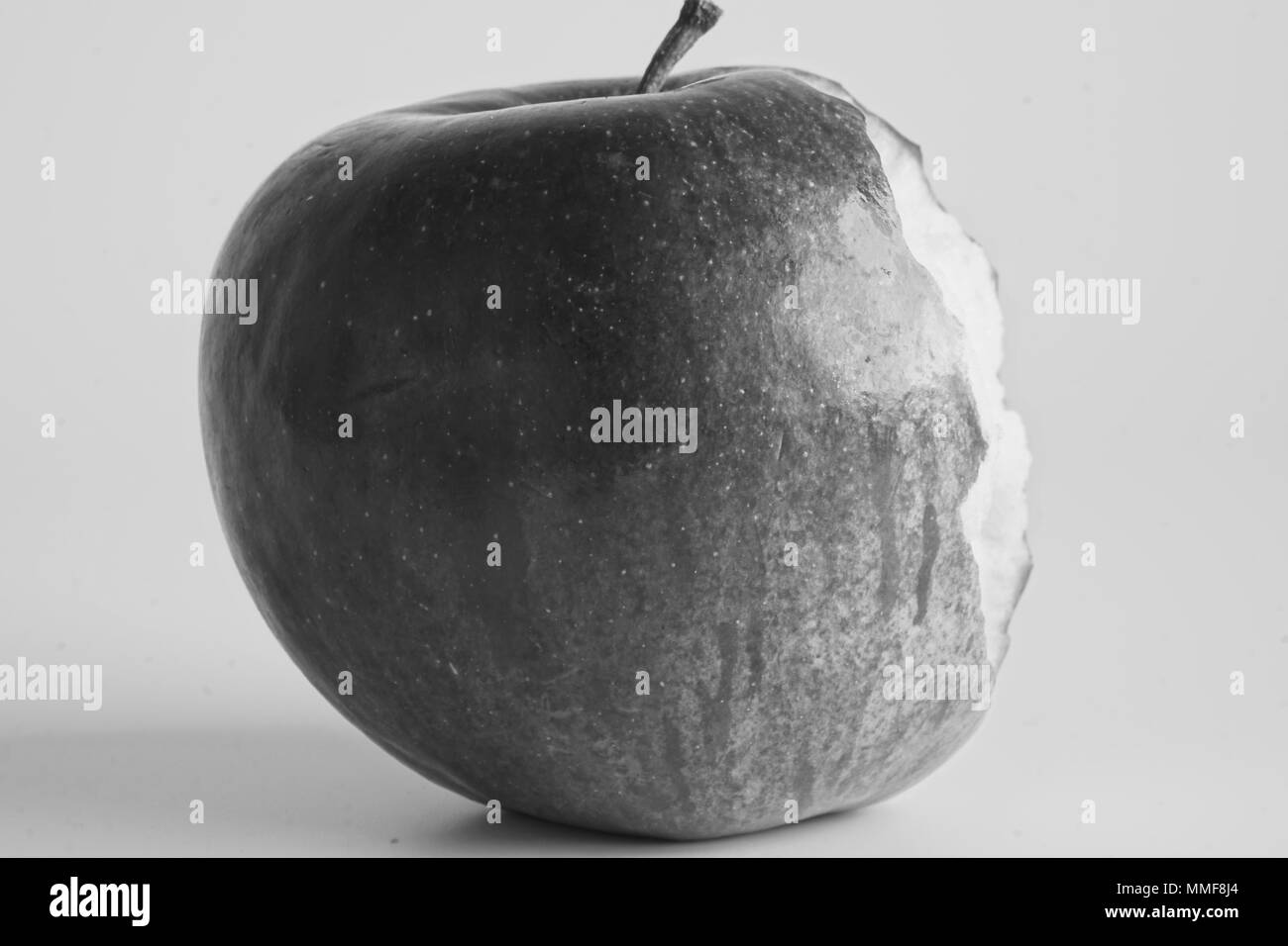 Red apple fruits Black and White Stock Photos & Images - Alamy