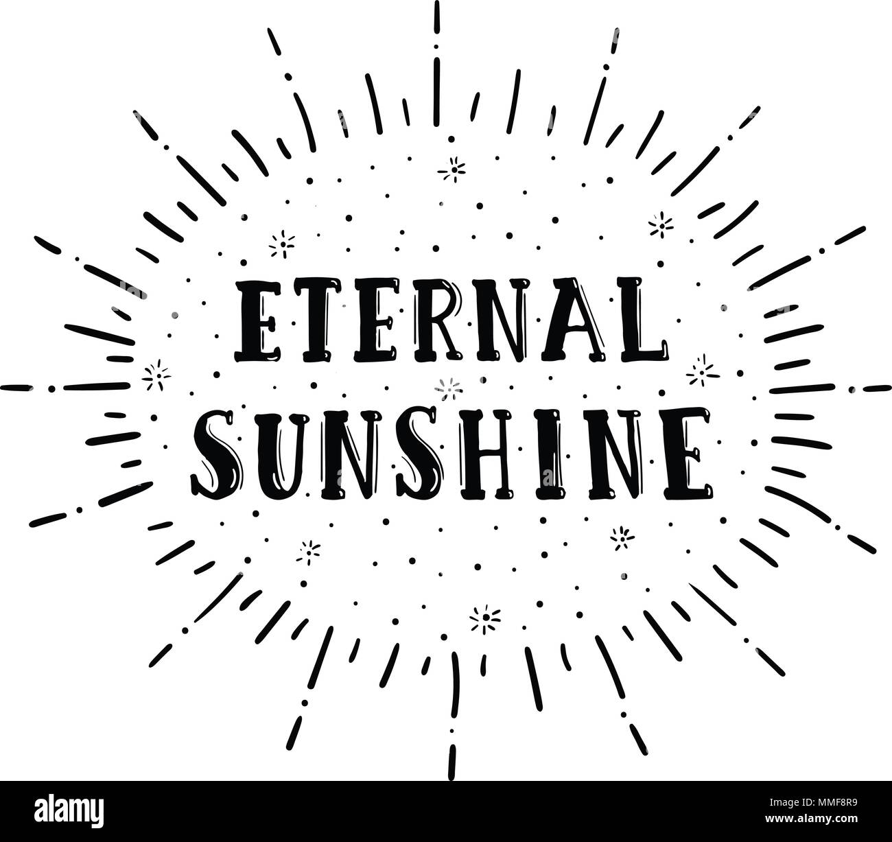 Eternal sunshine poster Stock Vector Images - Alamy
