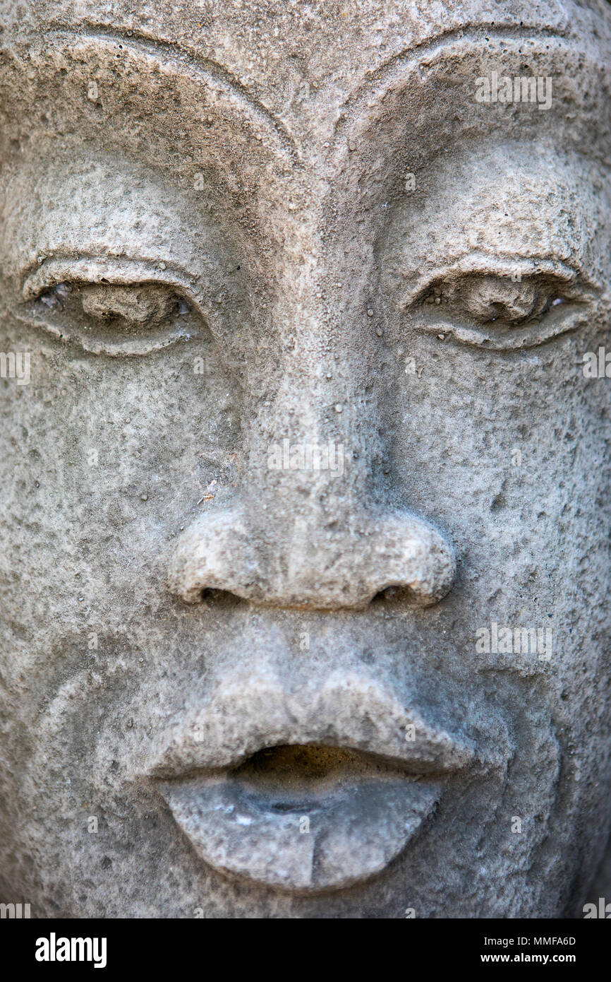 A close-up shot of a stone face Stock Photo - Alamy