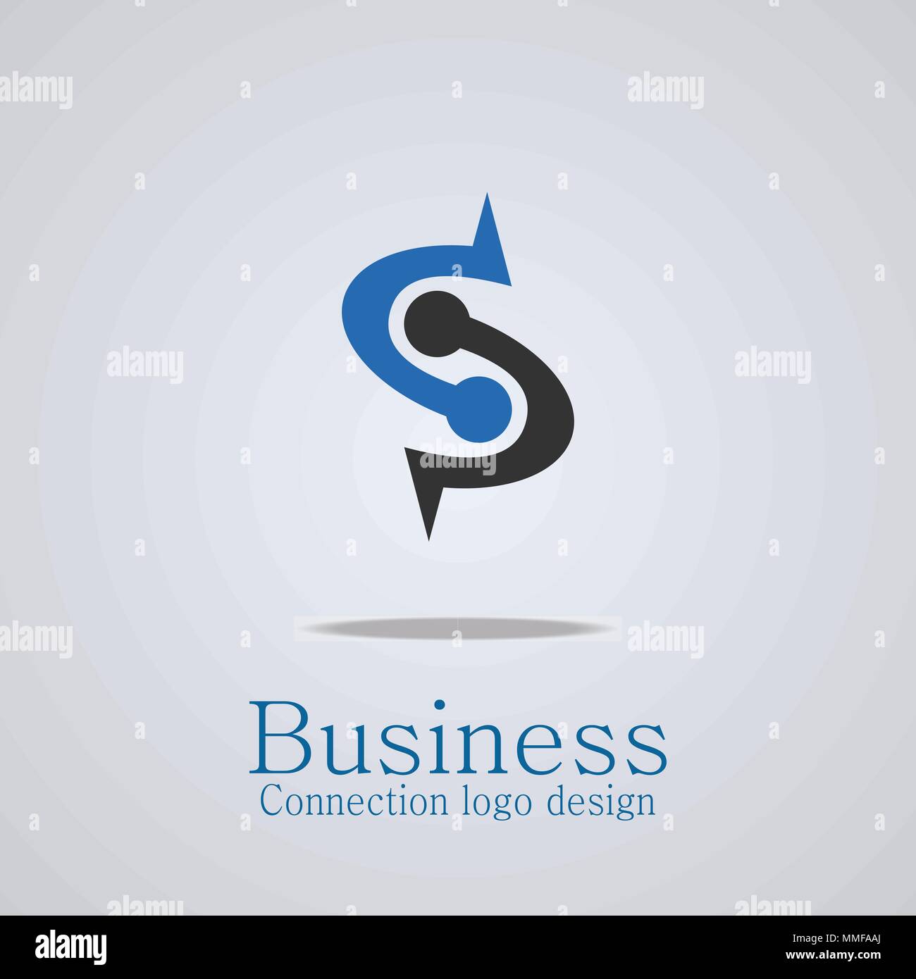 Letter connection logo business hi-res stock photography and images - Alamy
