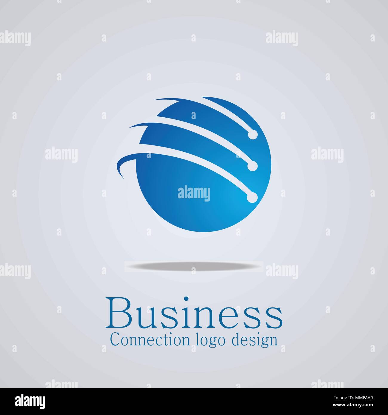 Business connecting logo, connect logo design., vector icons Stock ...