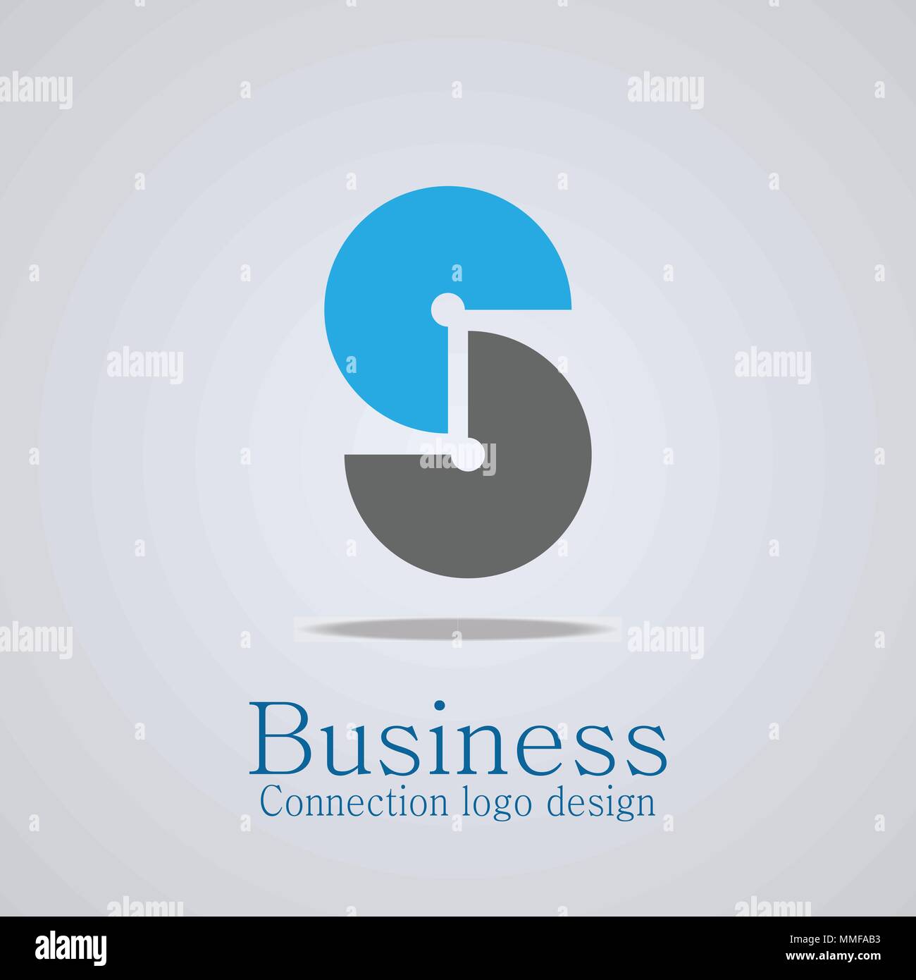 Business connecting logo, connect logo design, letter s logo vector ...