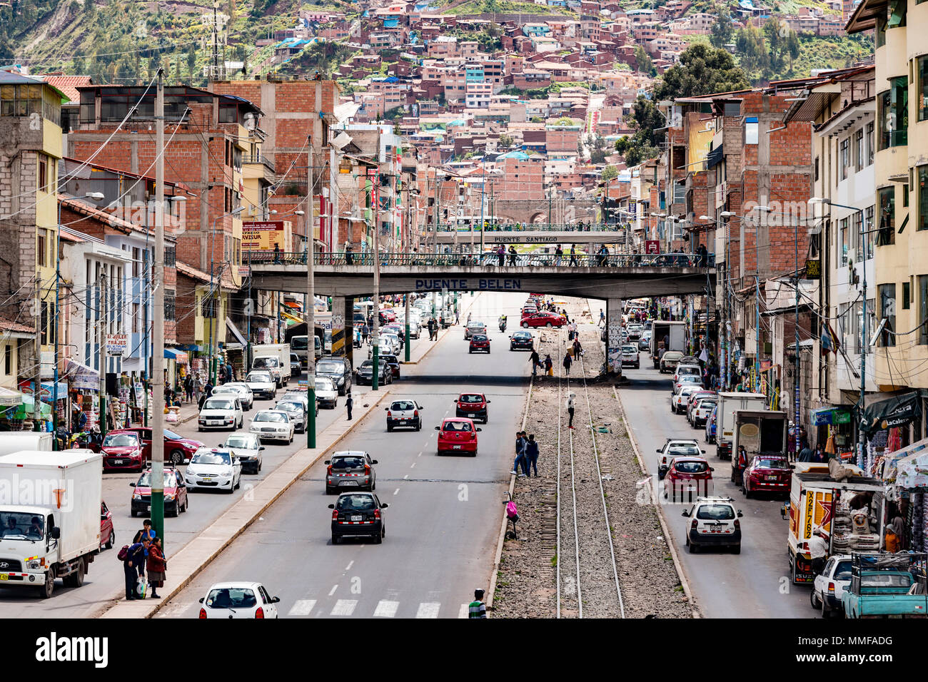 Andean people building a road hi-res stock photography and images - Alamy