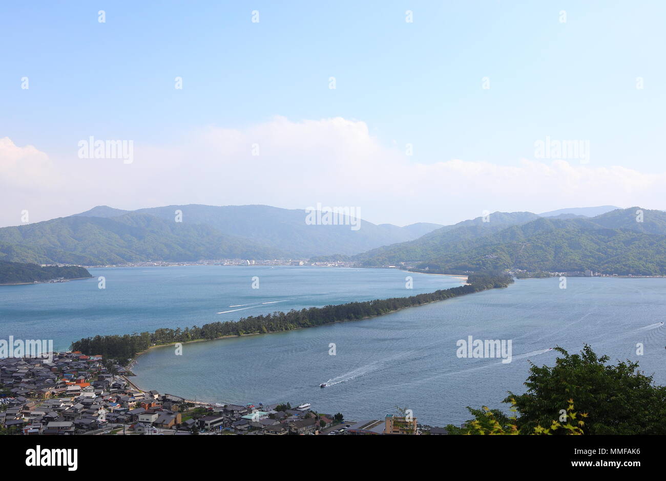 Amanohashidate landscape Kyoto Japan. Amanohashidate is one of Japan's ...