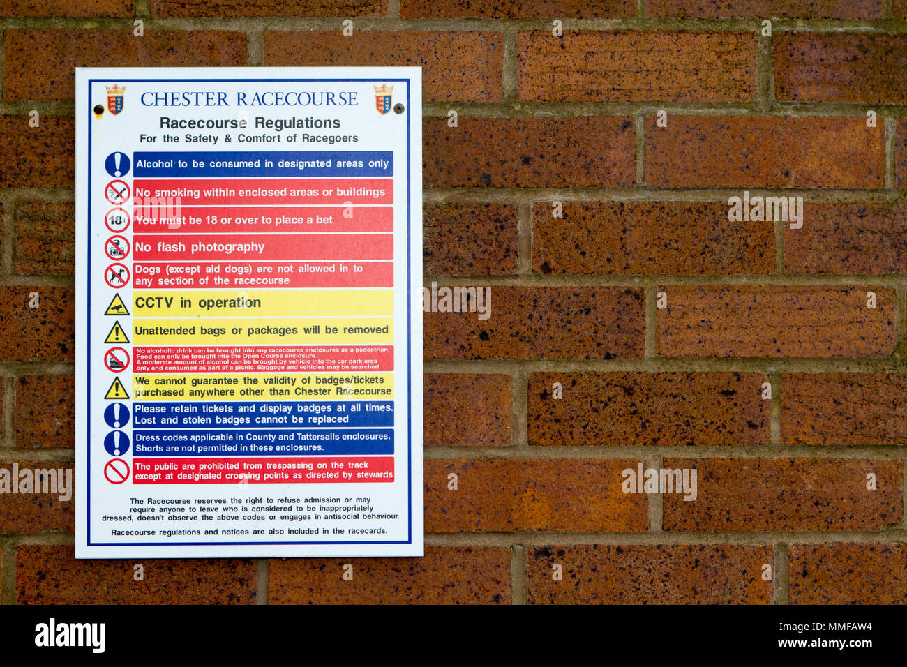 Chester horse racecourse in Chester city centre, UK Stock Photo - Alamy