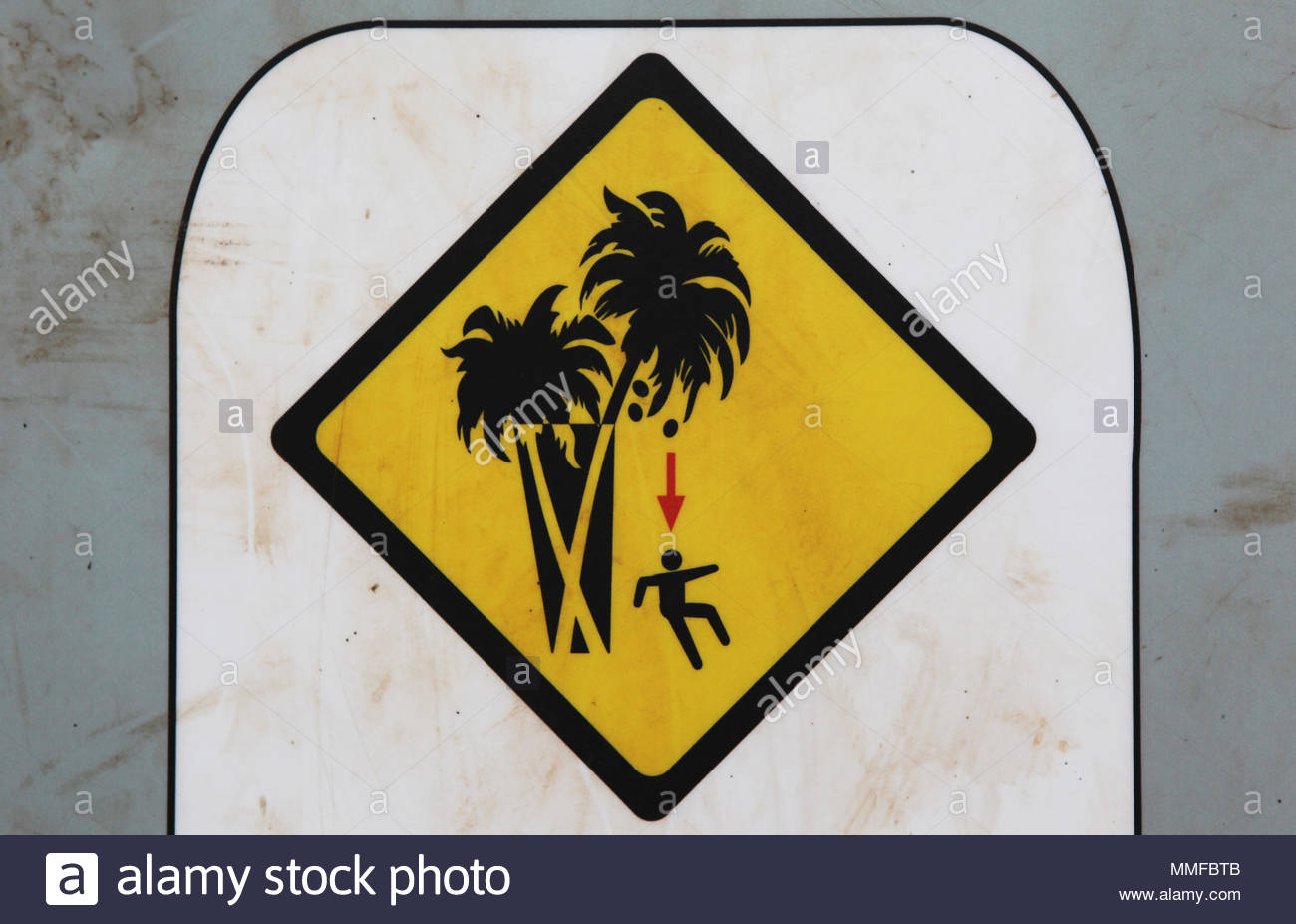 Falling Coconut Sign High Resolution Stock Photography and Images - Alamy