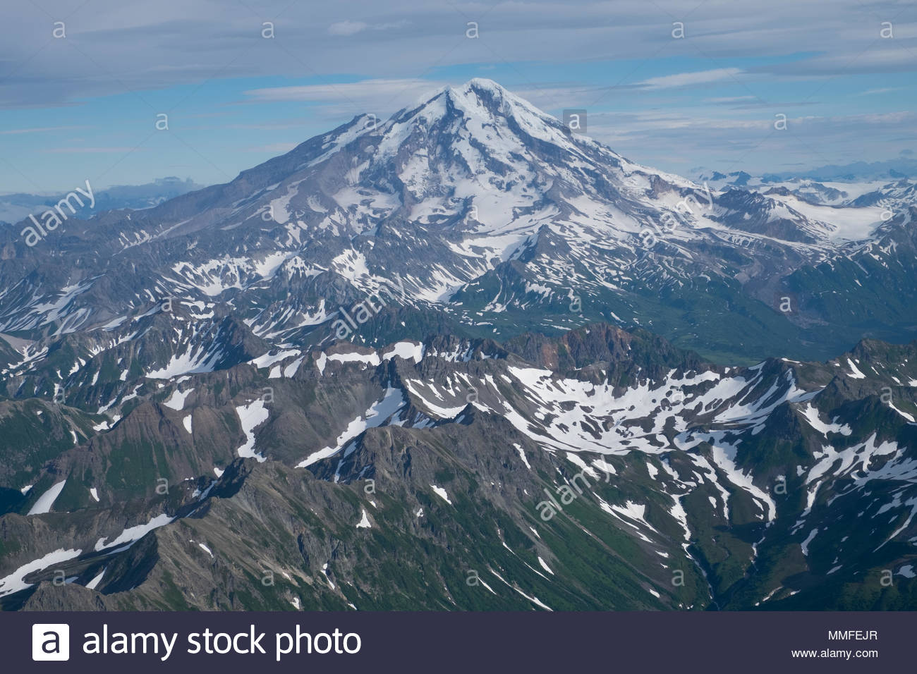 Aerial View Of Katmai National Park Stock Photos & Aerial View Of ...