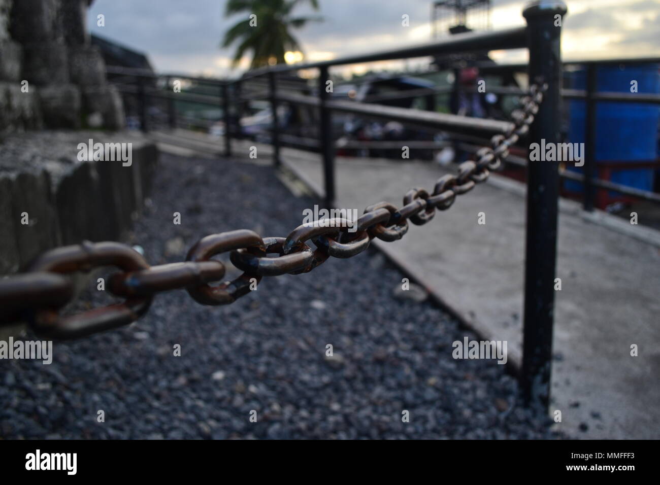 Chain walkway hi-res stock photography and images - Alamy