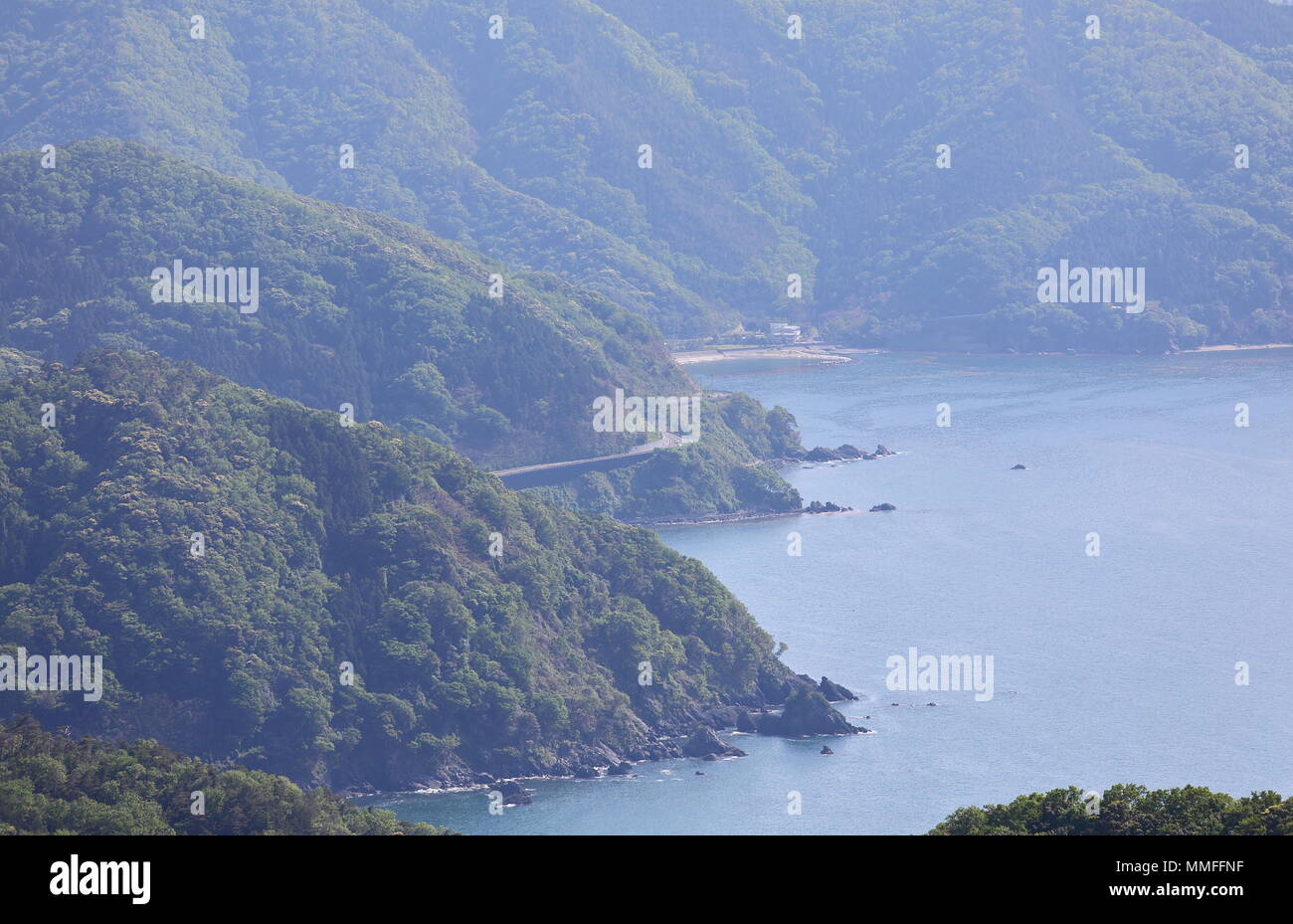 Japan road winding hi-res stock photography and images - Alamy