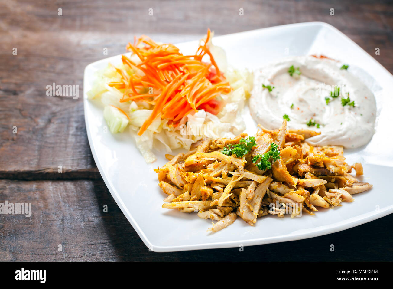 Arab Chicken Grilled Shawarma High Resolution Stock Photography and ...