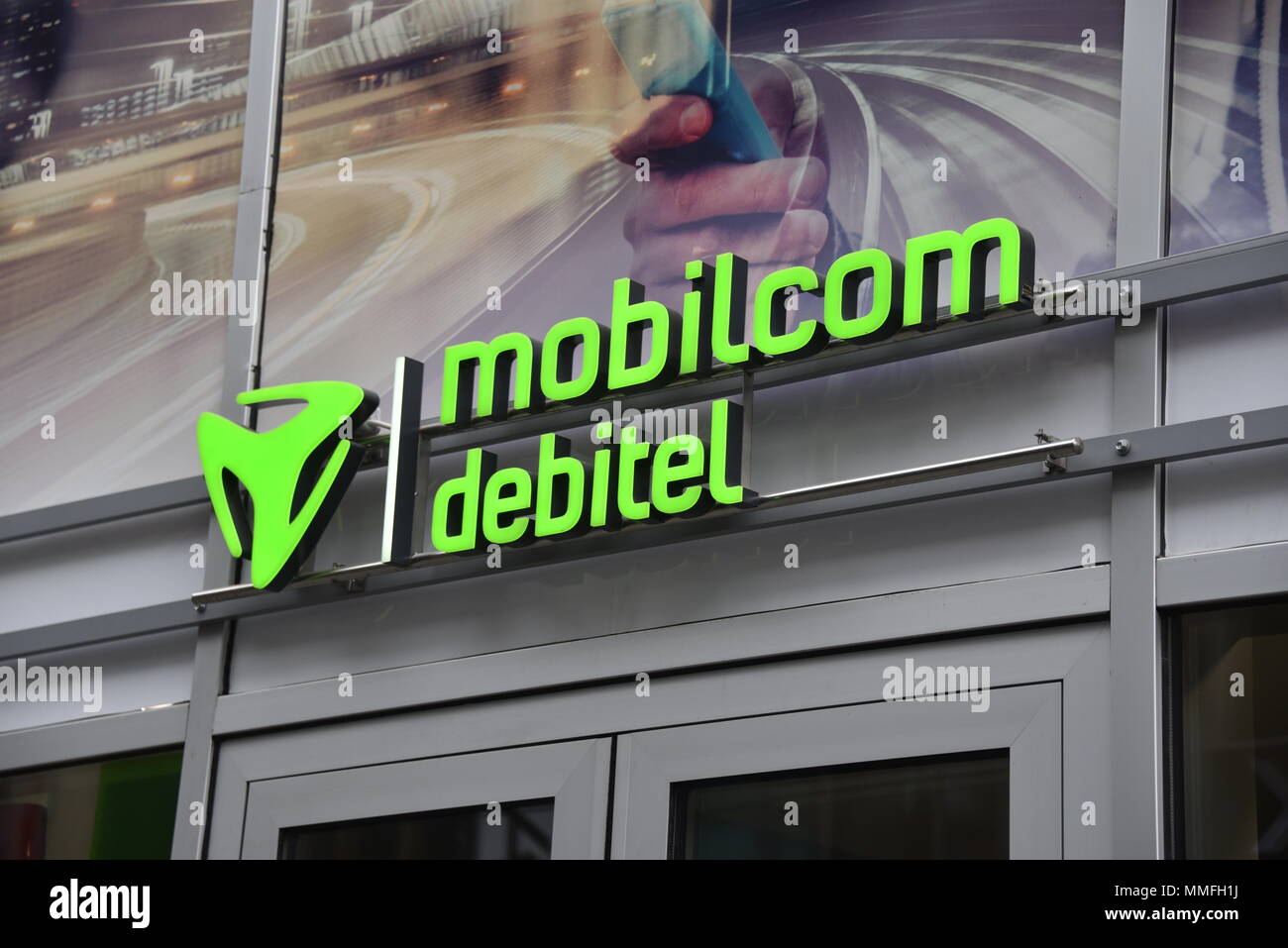 Mobilcom logo hi-res stock photography and images - Alamy