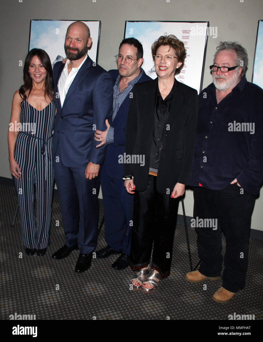 NEW YORK, NY May 10, 2018: Leslie Urdang, Corey Stoll, Michael Mayer ...