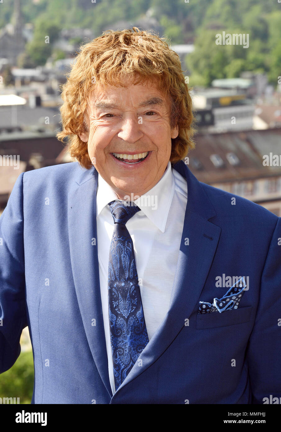 11 May 2018, Germany, Baden-Baden: Popular folk singer Tony Marshall is ...