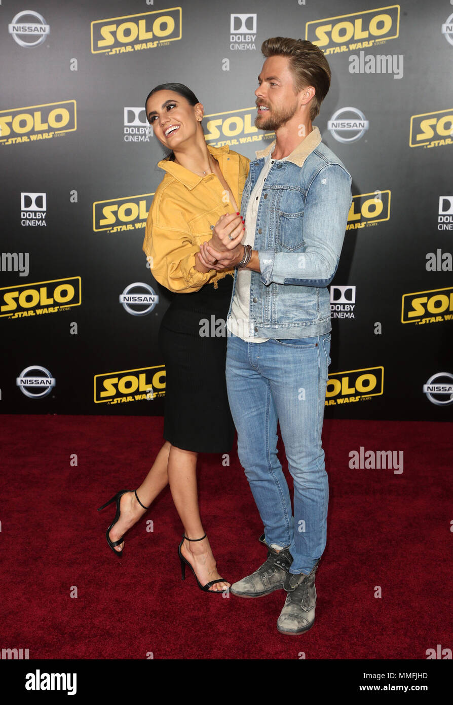 HOLLYWOOD, CA - MAY 10: Hayley Erbert, Derek Hough, at Solo: A Star ...