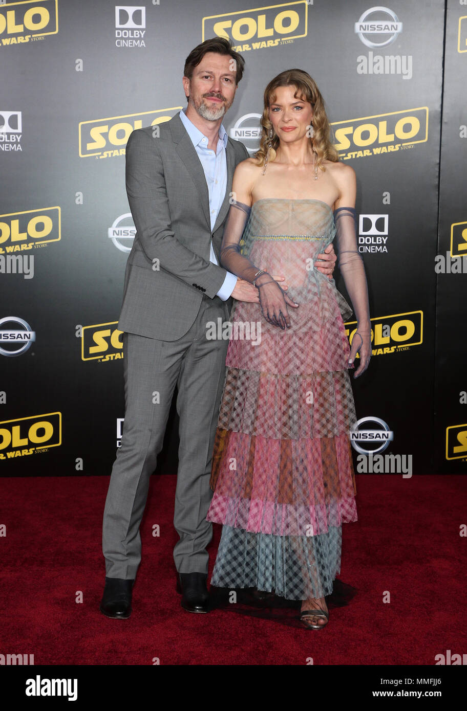 HOLLYWOOD, CA - MAY 10: Jaime King, Kyle Newman, at Solo: A Star Wars ...