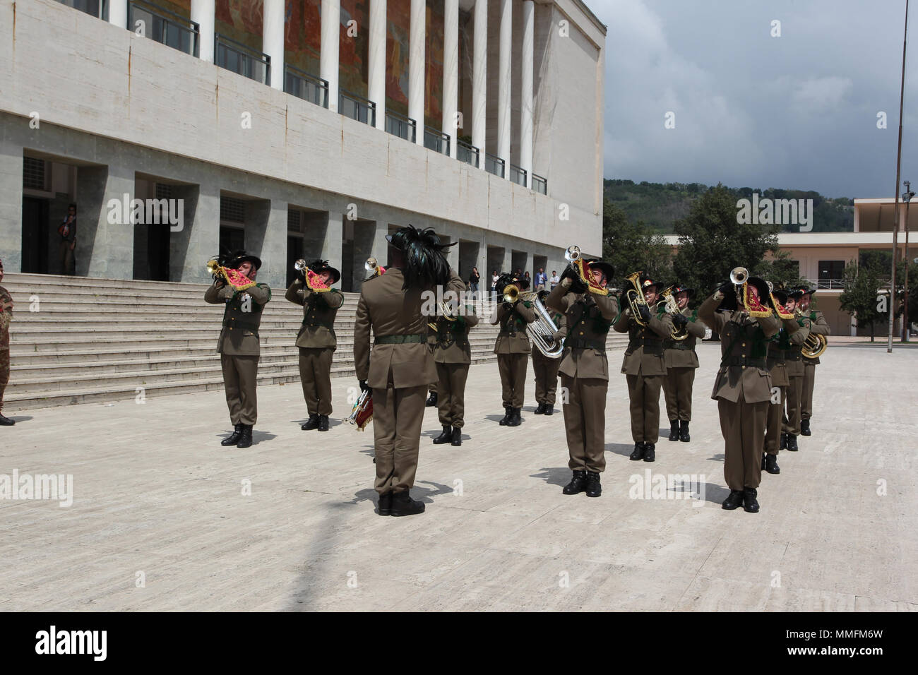 May 11, 2018 - in the picture a group of Bersaglieri of the Italian ...