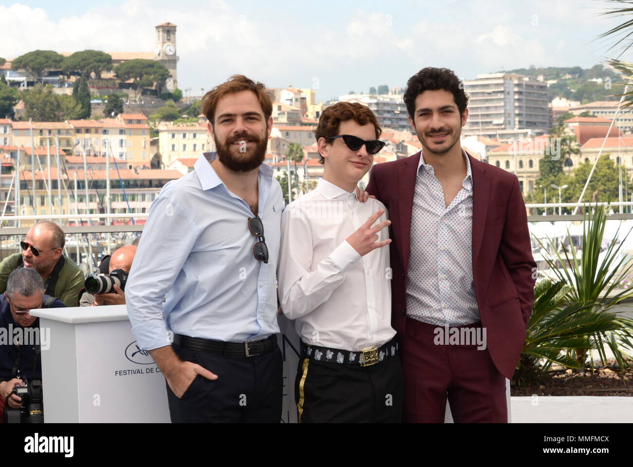 Cannes, France. 11th May, 2018. CANNES, FRANCE - MAY 11: Actor Lorenzo ...