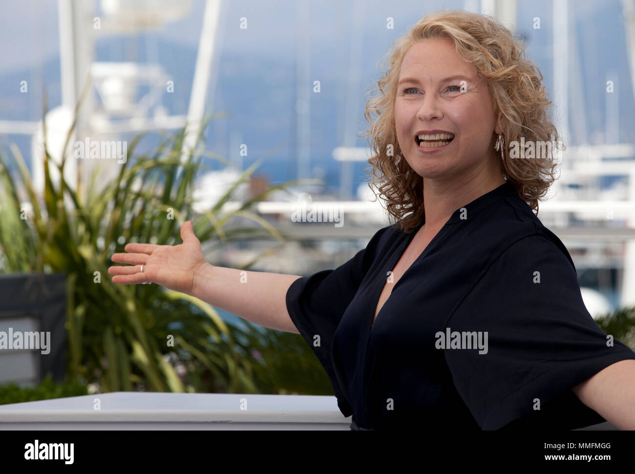 Cannes, France. 11th May 2018. Actress Eva Melander at the Grans ...