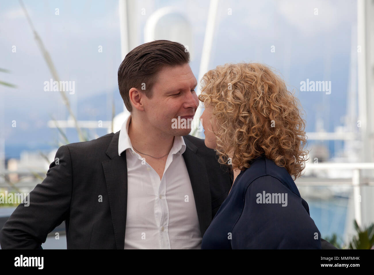 Cannes, France. 11th May 2018. Eero Milonoff and Eva Melander at the ...