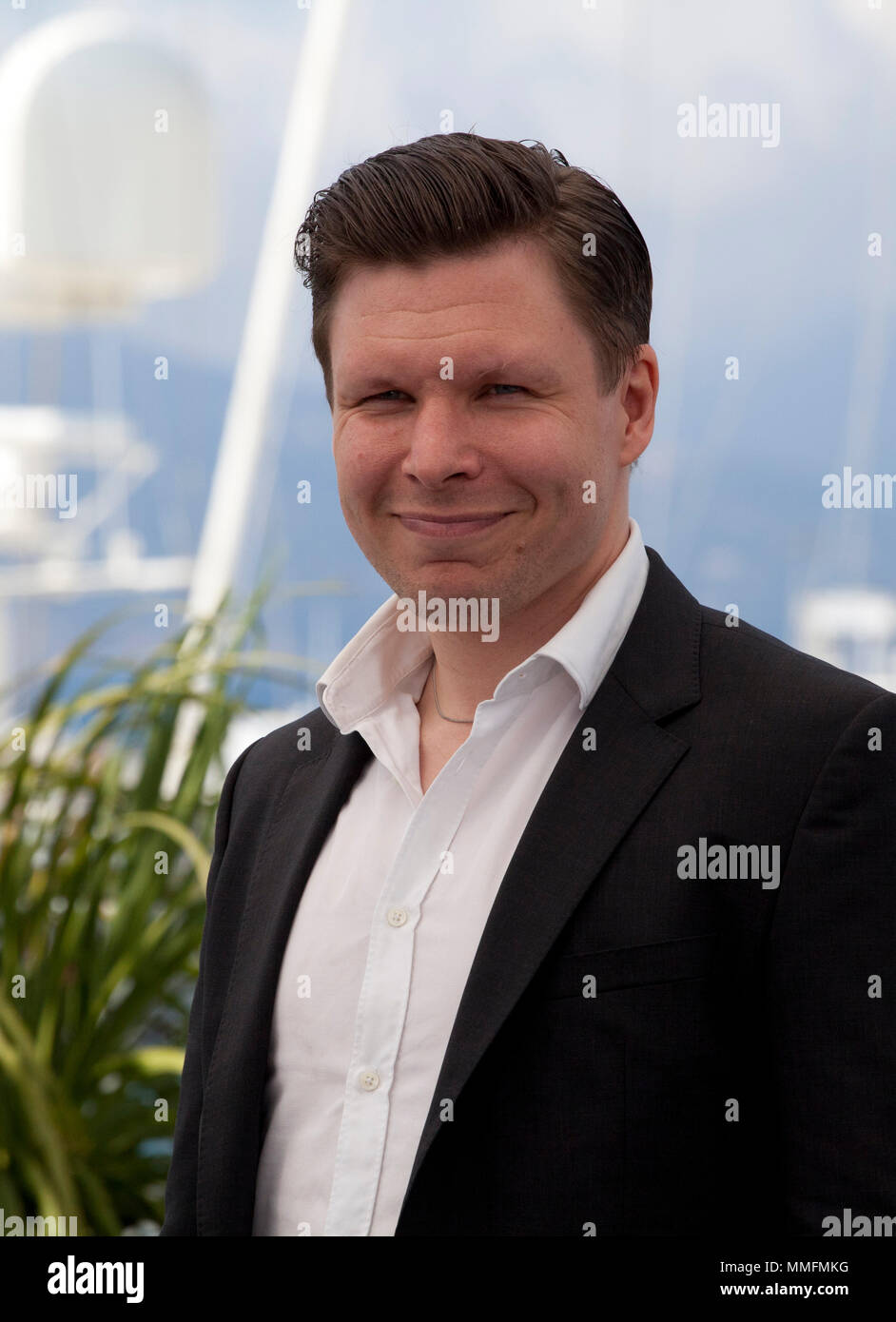 Cannes, France. 11th May 2018. Actor Eero Milonoff at the Grans (Border ...