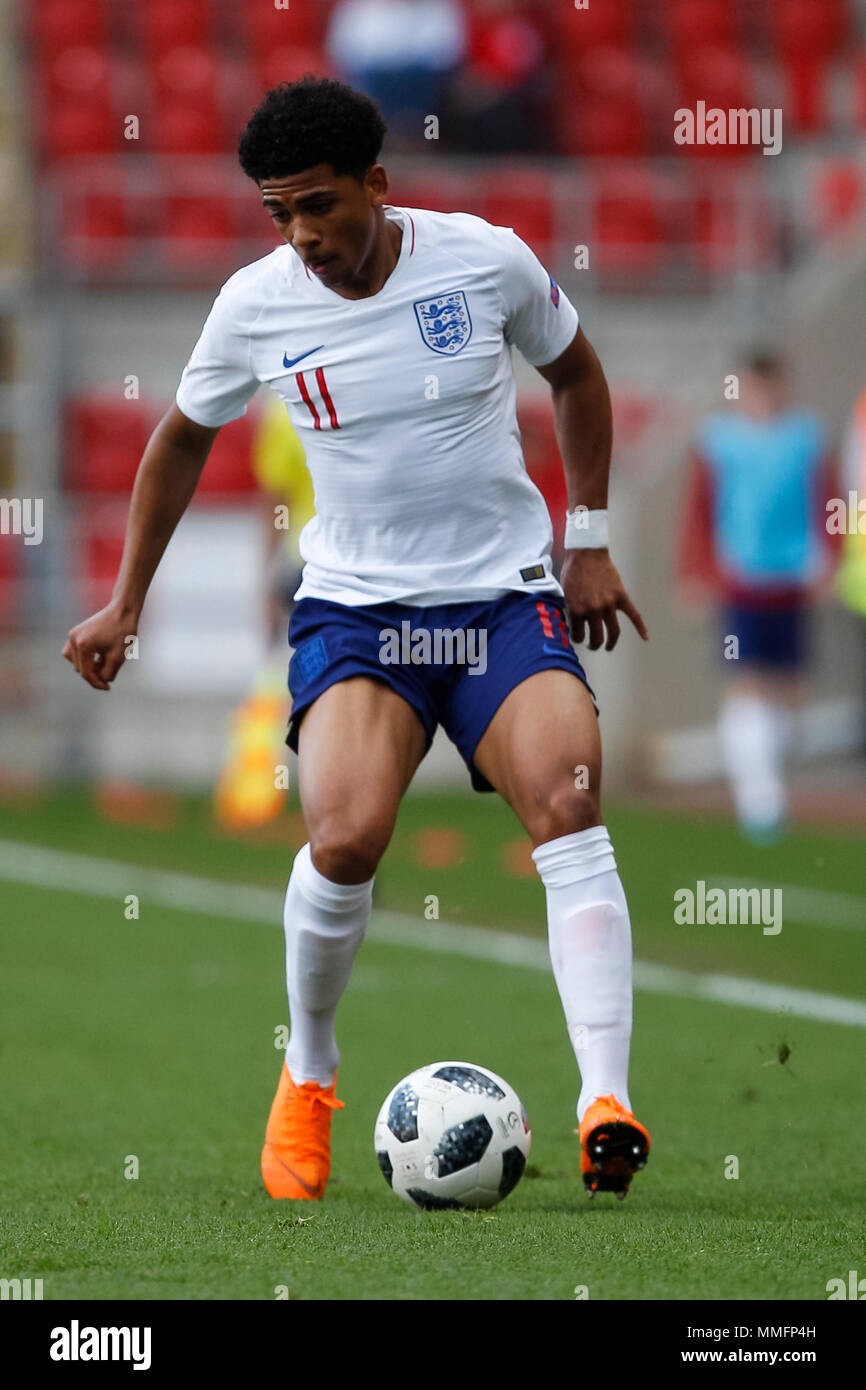 Xavier Amaechi of England during the 2018 UEFA European Under-17 ...