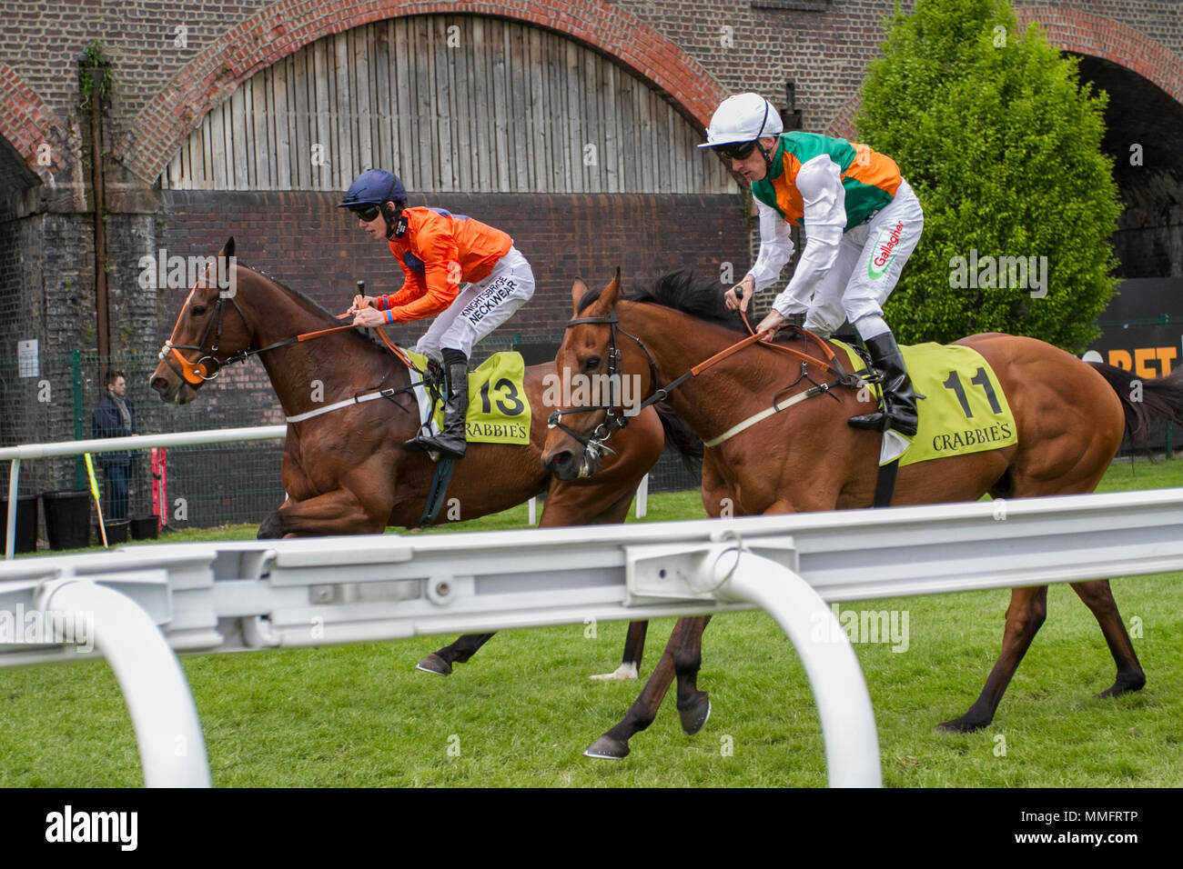 Chester racing jockey hi-res stock photography and images - Alamy