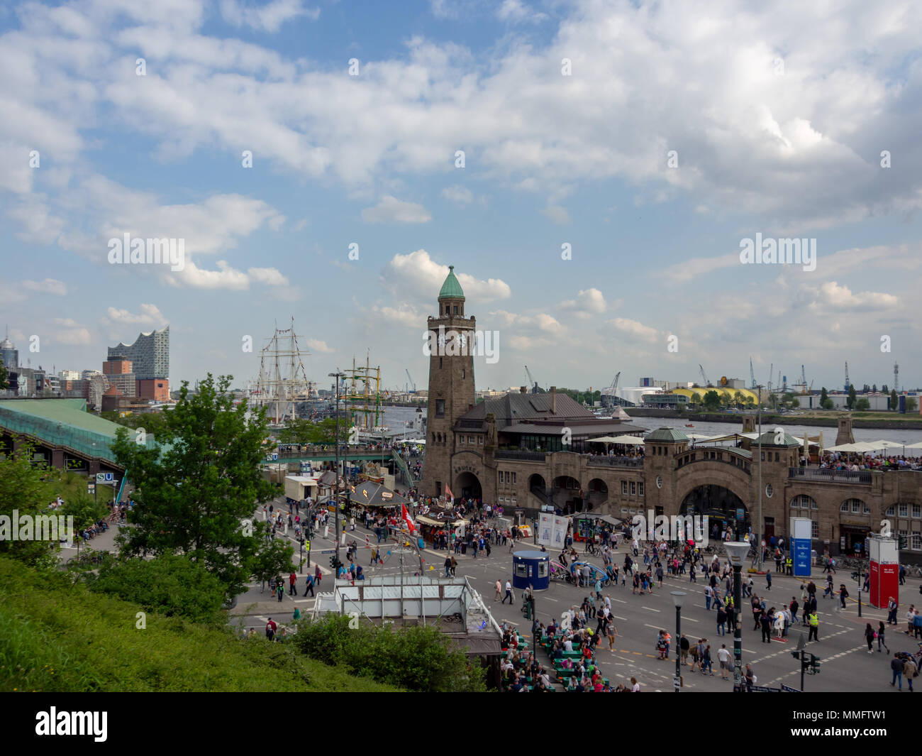Hamburg, Germany - May 11, 2018: Every year over one hundred thousand ...
