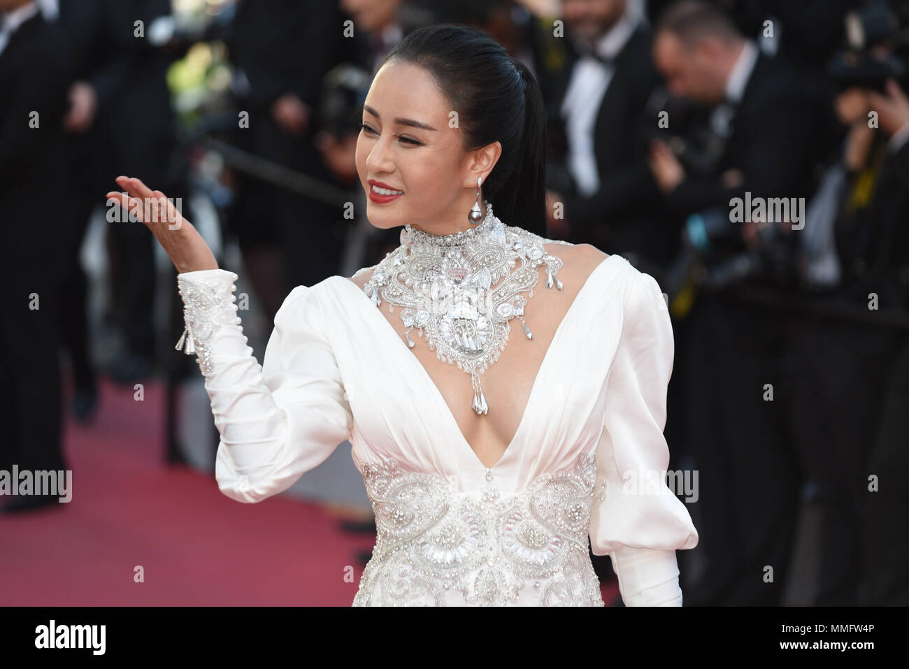 Cannes, France. May 11, 2018 - Cannes, France: Miya Muqi attends the ...