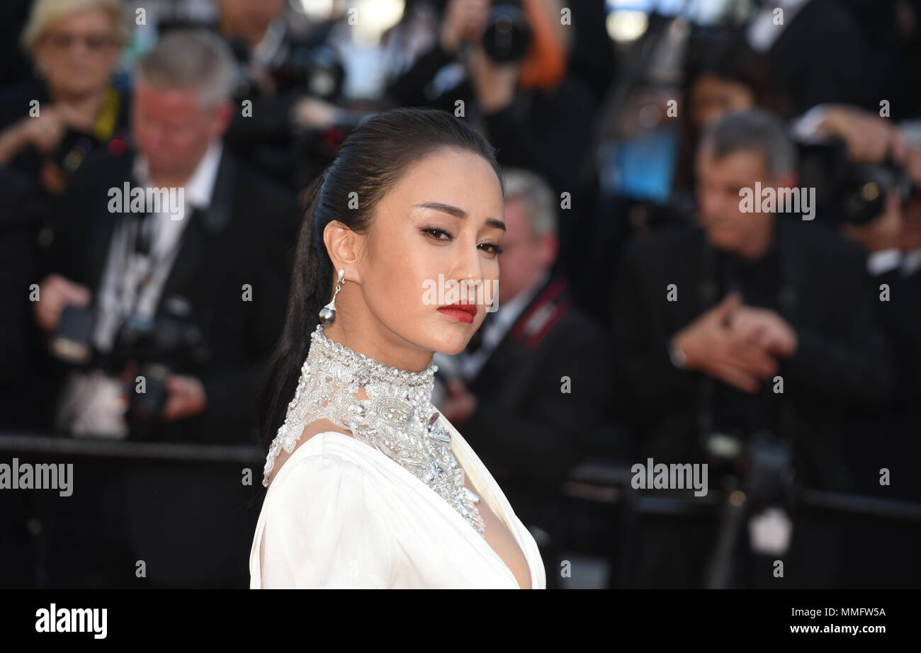 Cannes, France. May 11, 2018 - Cannes, France: Miya Muqi attends the ...