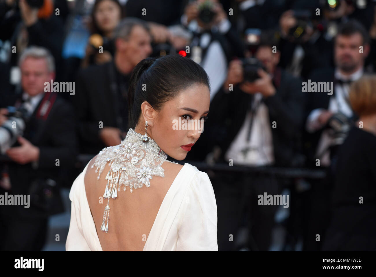 Cannes, France. May 11, 2018 - Cannes, France: Miya Muqi attends the ...