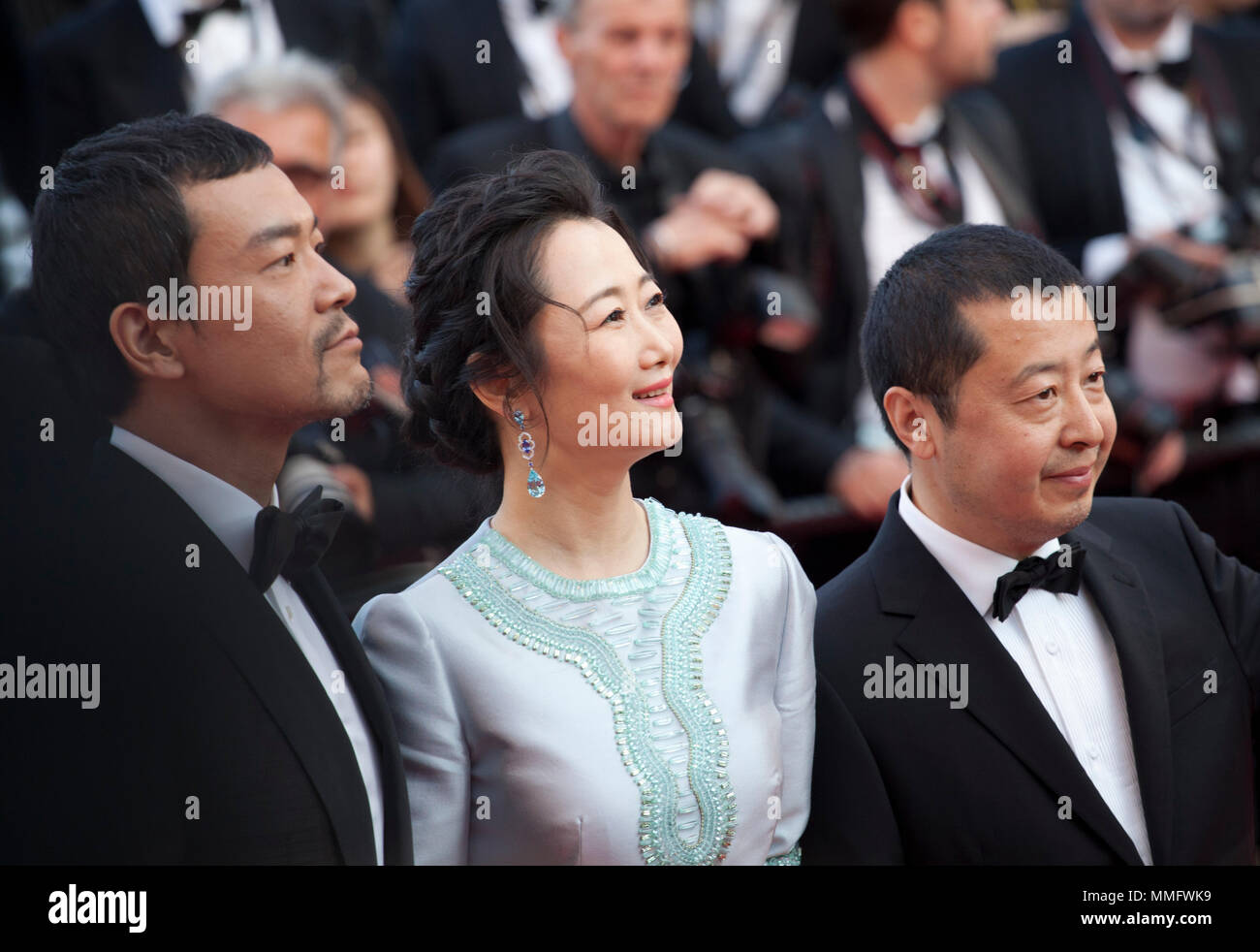 Cannes, France. 11th May 2018. Actor Fan Liao, actress Tao Zhao and ...