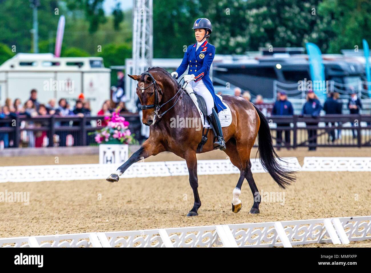 Day 3. Royal Windsor Horse Show. Windsor. Berkshire. UK. Dressage, The Al'Shira'aa Grand Prix ...