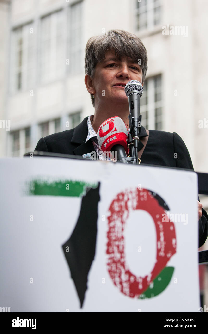 London, UK. 11th May, 2018. Kiri Tunks, NUT Vice-President at the ...
