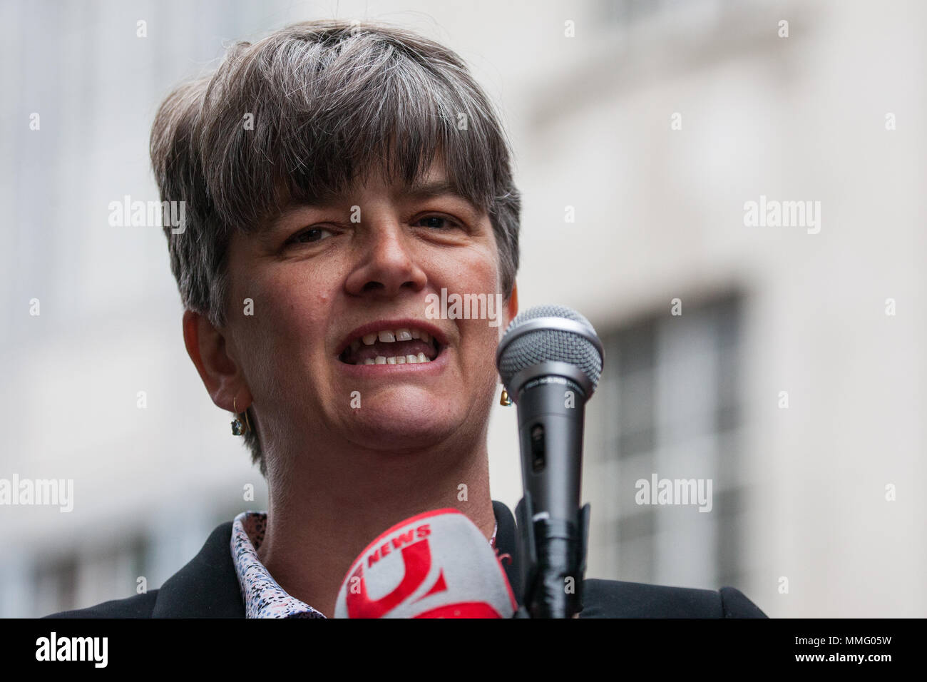 London, UK. 11th May, 2018. Kiri Tunks, NUT Vice-President at the ...