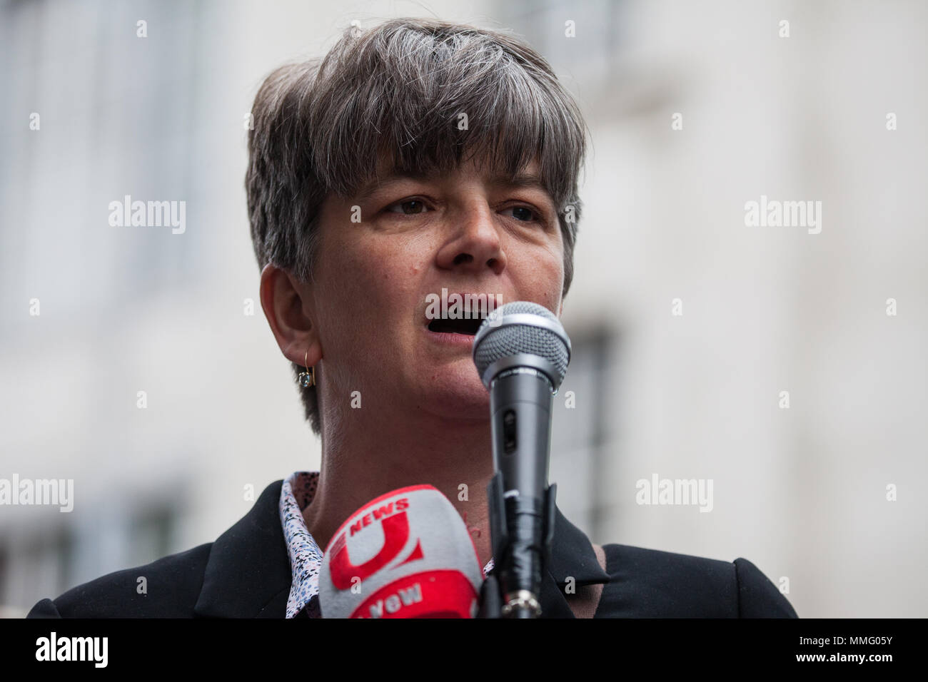 London, UK. 11th May, 2018. Kiri Tunks, NUT Vice-President at the ...