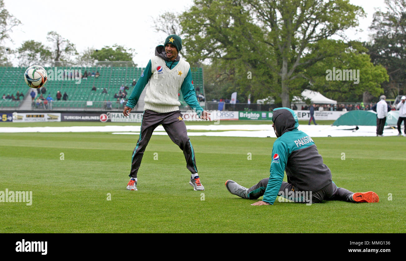 Saad Ali of Pakistan on day one of the International Test Match at The ...