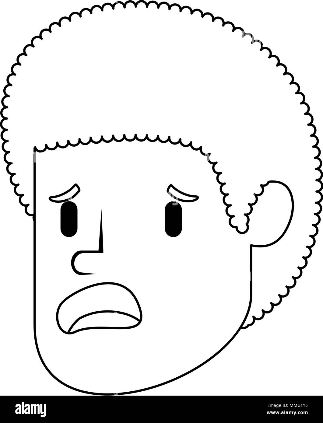 Emoji crying sadness man face hi-res stock photography and images - Alamy