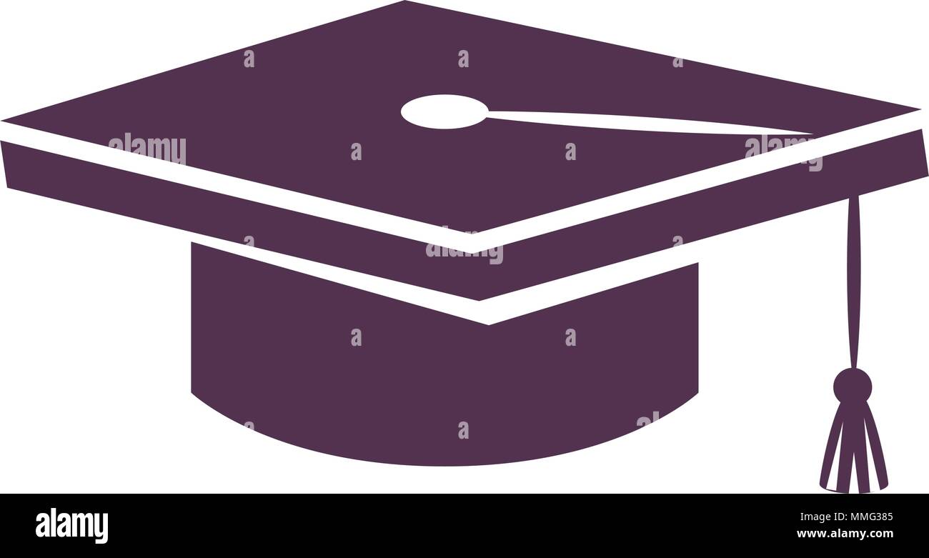graduation hat isolated icon vector illustration design Stock Vector ...
