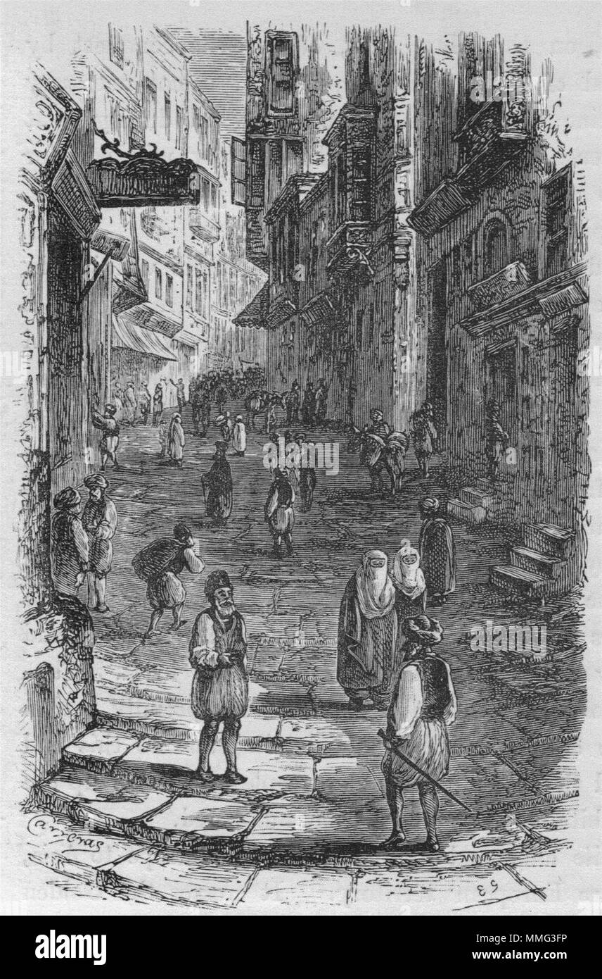 Antique print of constantinople hi-res stock photography and images - Alamy